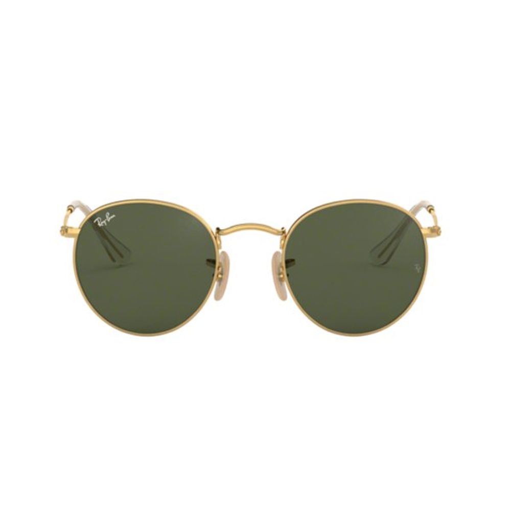 Óculos de Sol Ray-Ban Redondo Metal Dourado RB3447L 001 50 - fluiartejoias