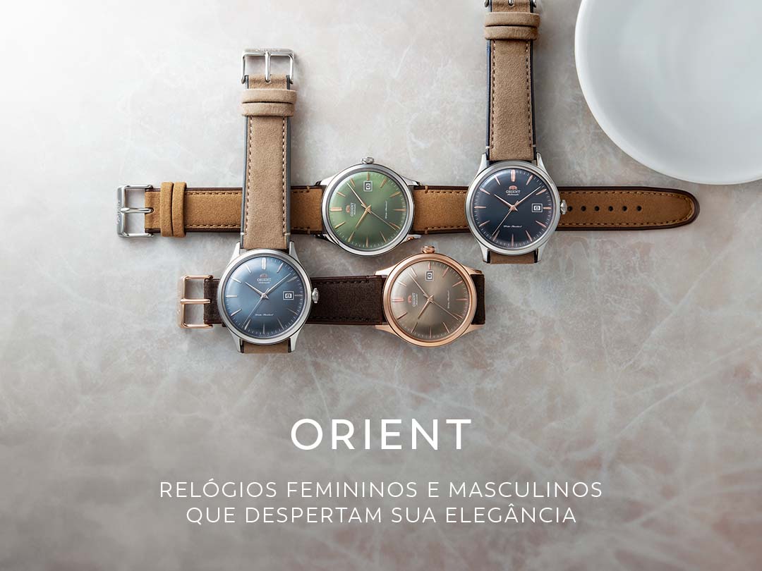 Relógios Orient na Fluiarte Joias