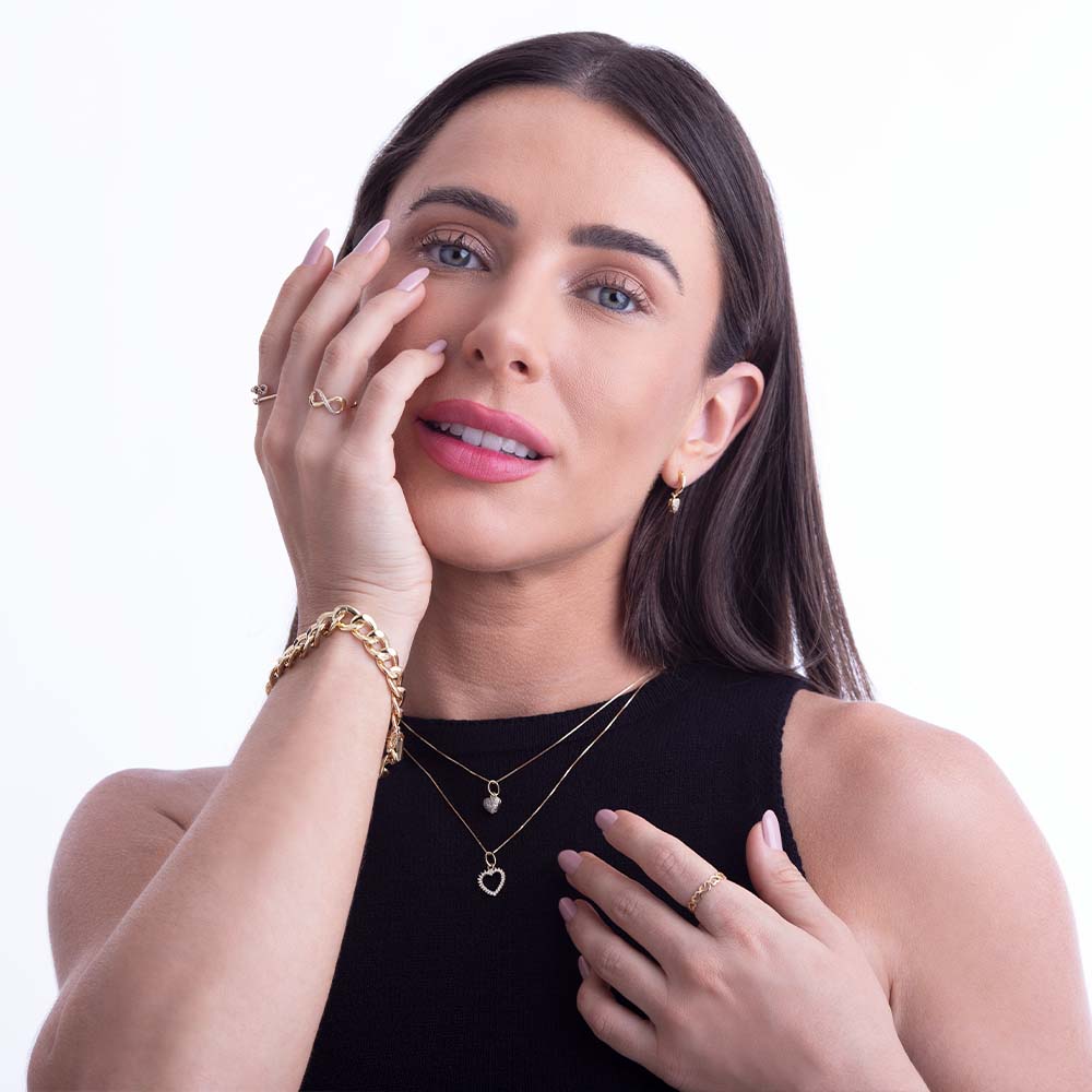 Pulseira Grumet Em Ouro 18k Amarelo PN07 Fluiarte Joias - fluiartejoias