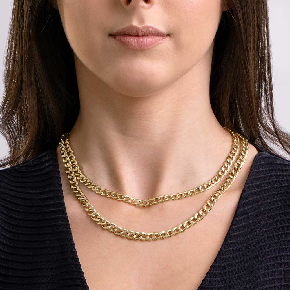 Corrente em Ouro Amarelo 18K com Elos Grumet Clássicos - fluiartejoias